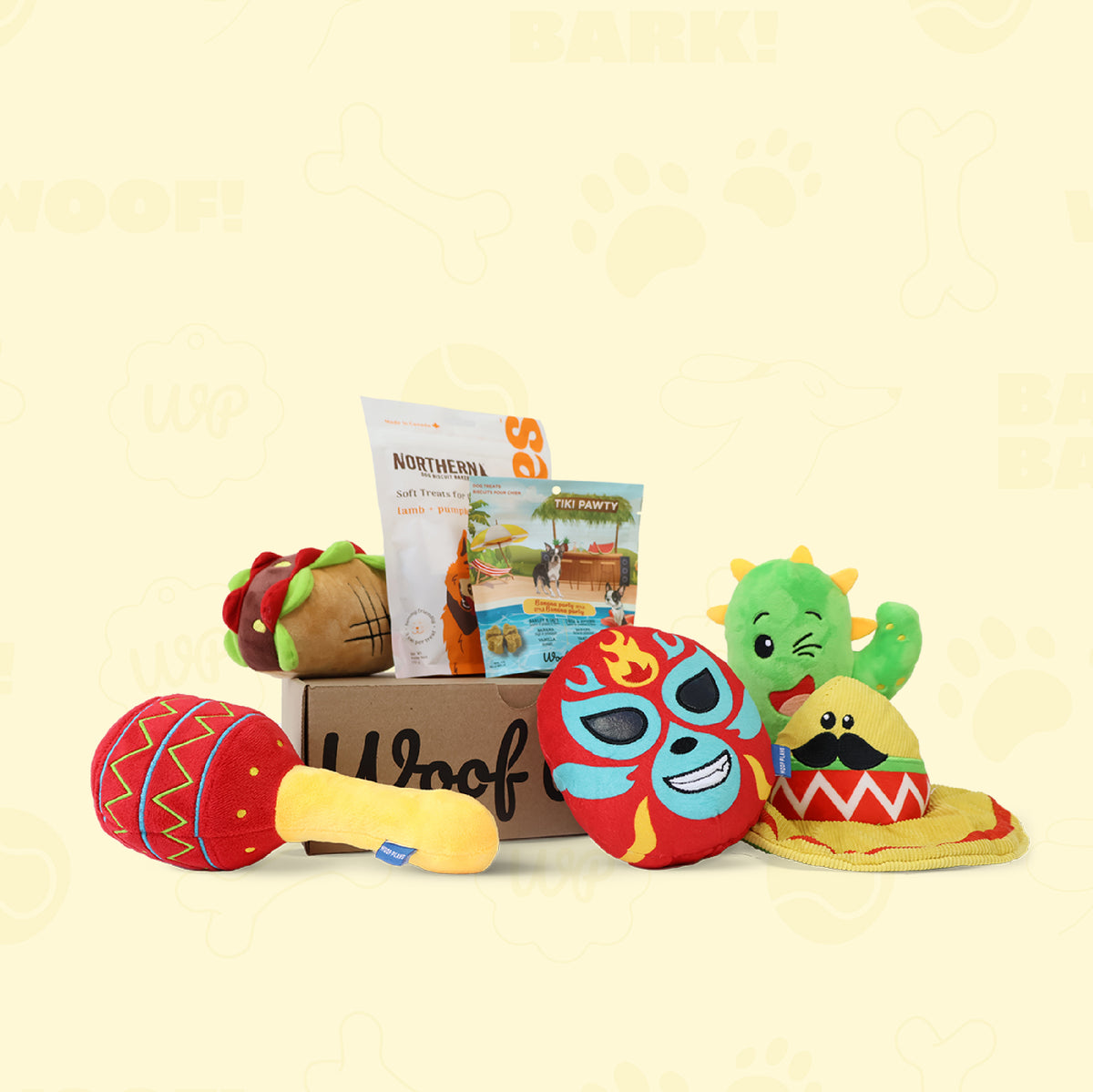 Woof Pack: A monthly box of dog goodies delivered to your door