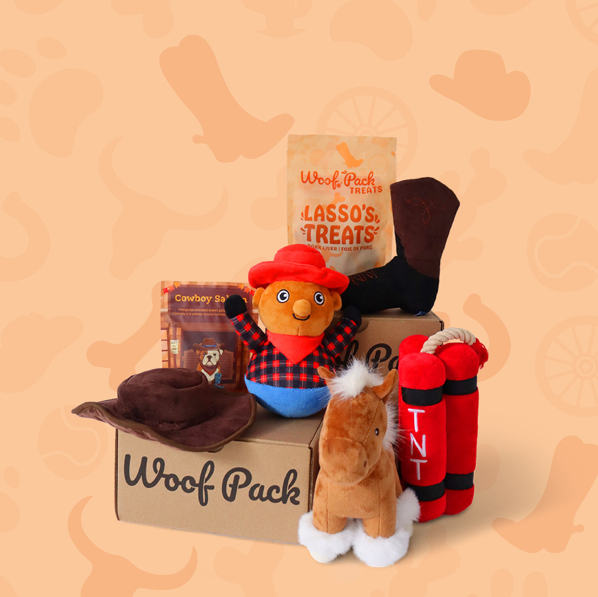 Woof Pack: A monthly box of dog goodies delivered to your door