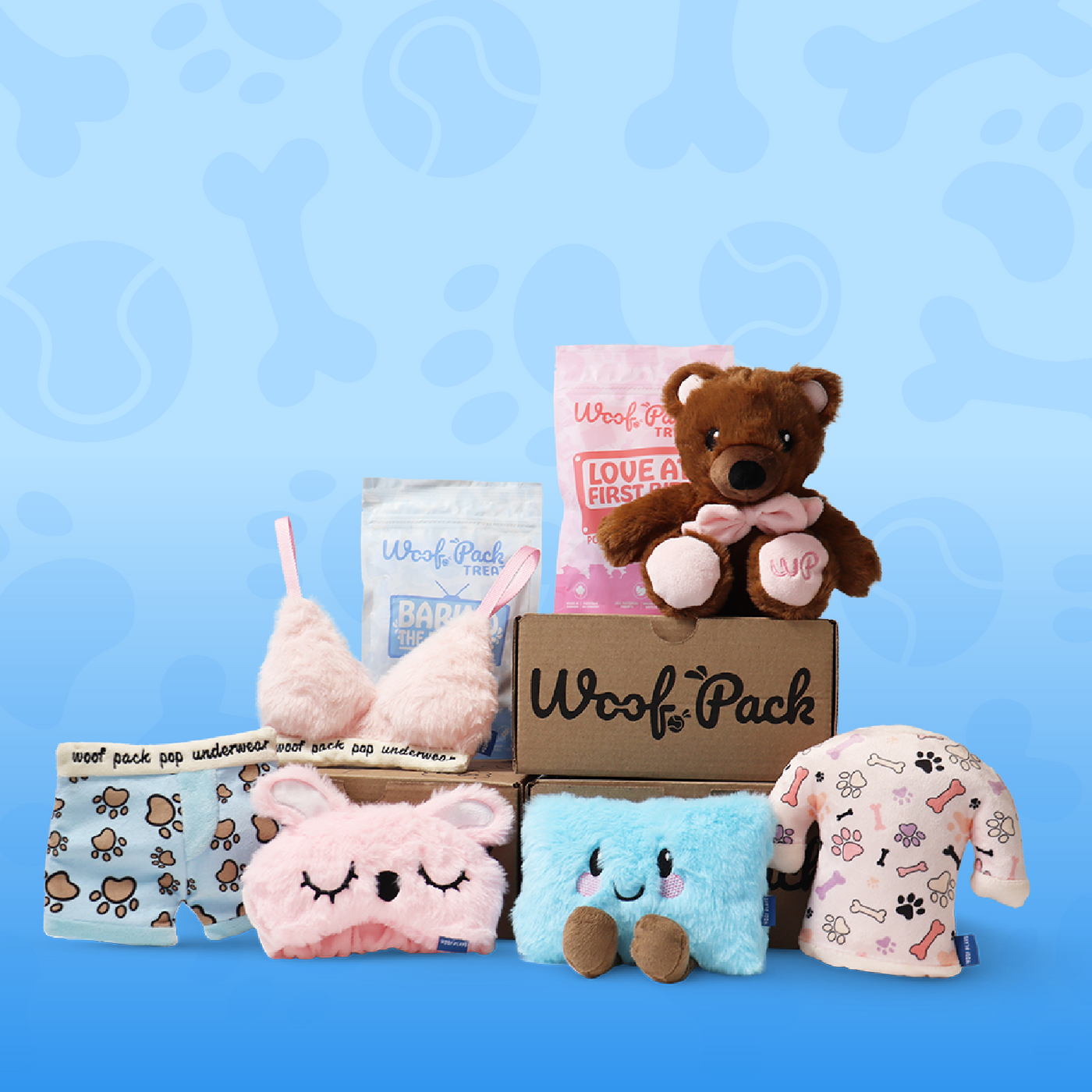 Woof Pack: A monthly box of dog goodies delivered to your door