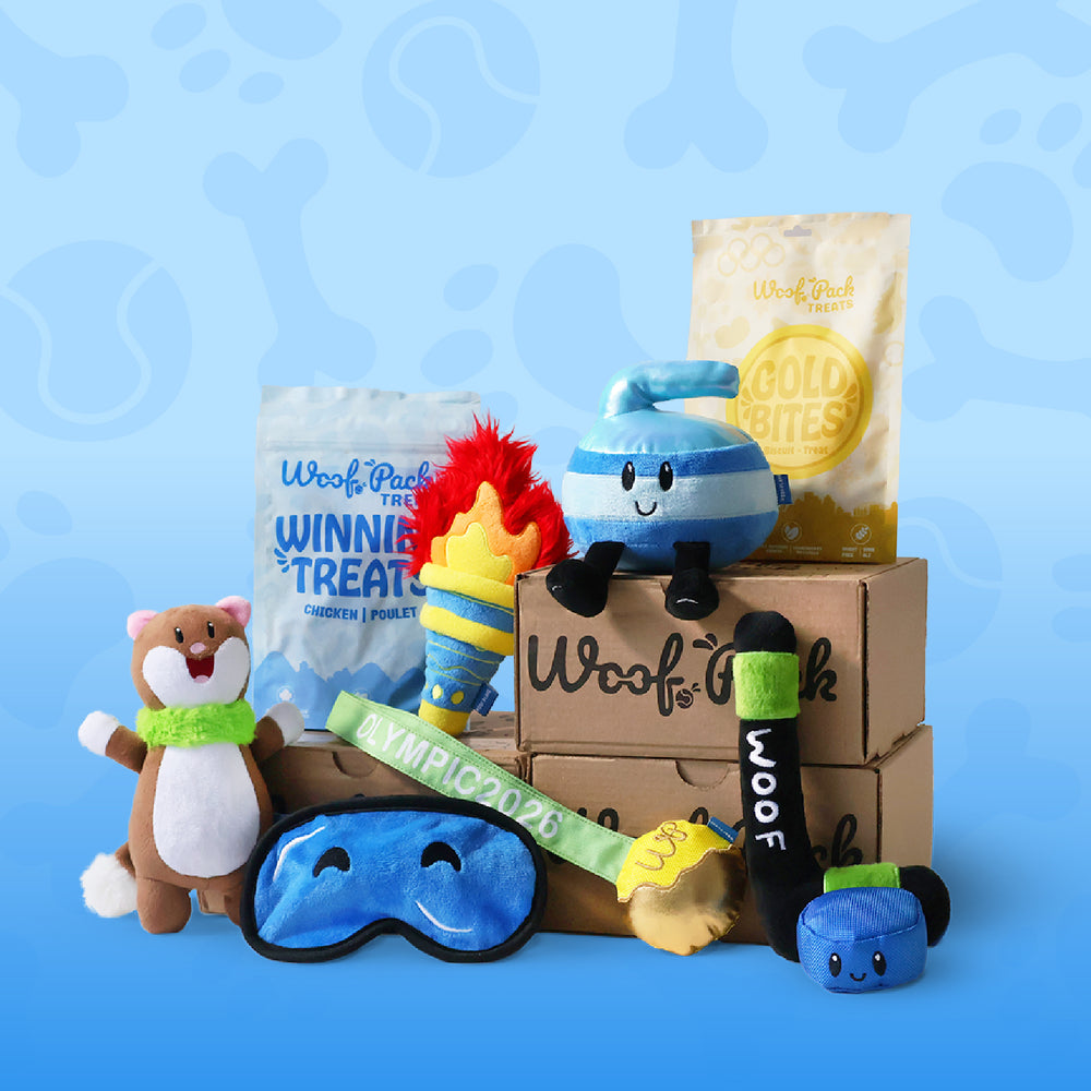 Woof Pack: A monthly box of dog goodies delivered to your door