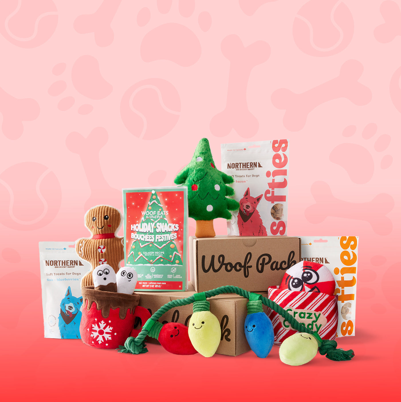 Woof Pack: A monthly box of dog goodies delivered to your door